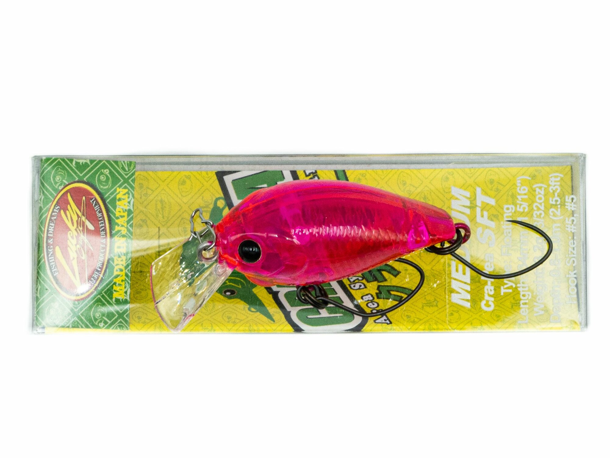 Японский воблер на форель Lucky Craft Medium Cra-Pea SFT, 3.2 г, #Kani Ore Free / Форелевые приманки / Воблеры для рыбалки