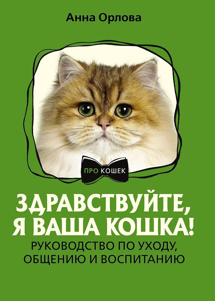 Книга АСТ Про кошек. Здравствуйте, я ваша кошка! Руководство по уходу, общению и воспитанию, Орлова А, 2024 год, 288 стр
