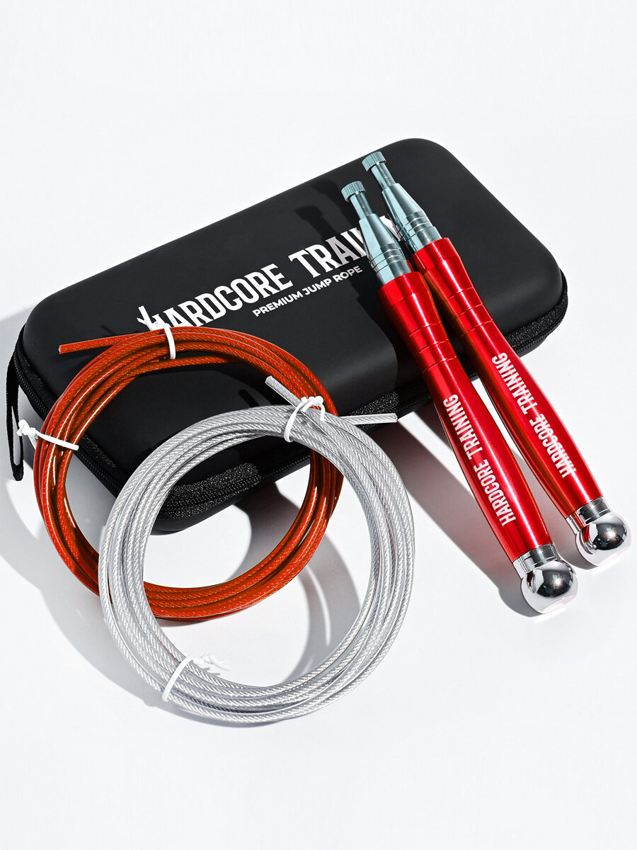 Скоростная скакалка Hardcore Training Premium Adjustable Speed Rope