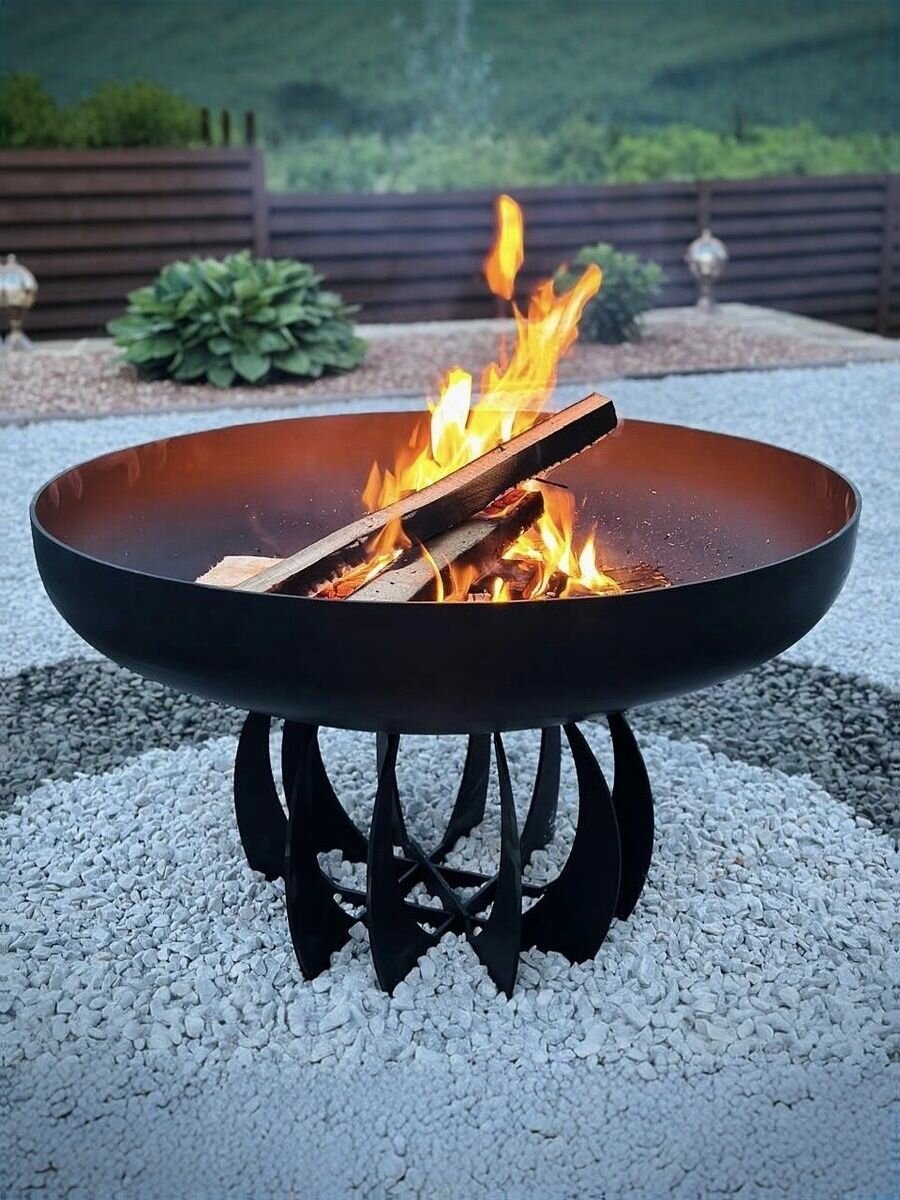 Костровая чаша Глубокая CLASSIC D-900, толщина стали 6 мм.