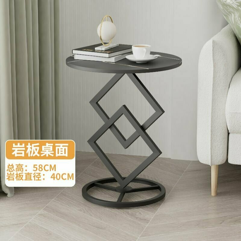 Столик журнальный, круглый, ДПК, металл, 40 см, 55 см, вес 5.4 кг