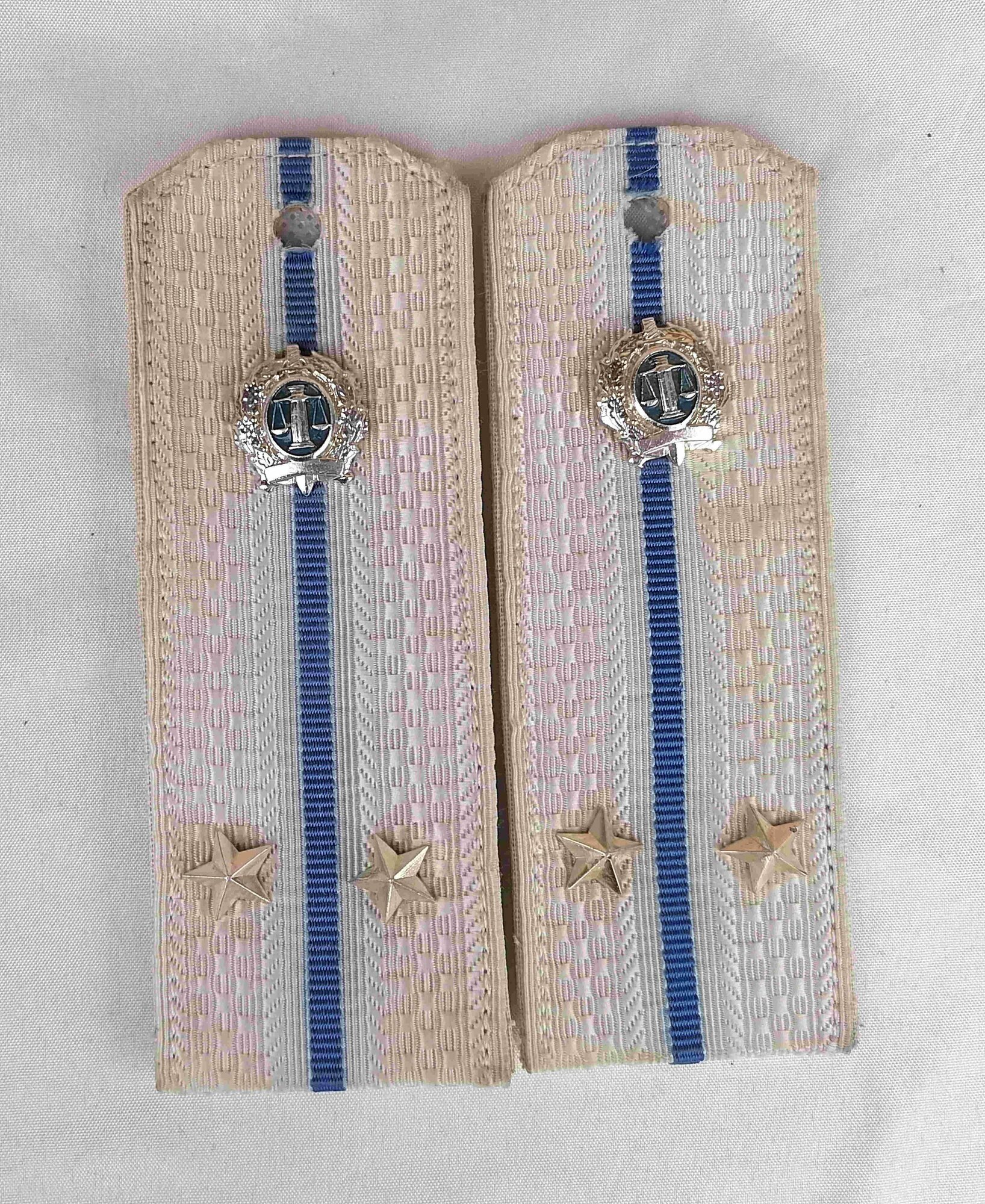 Погоны фссп РФ Лейтенант, парадные, трапециевидные, на рубашку