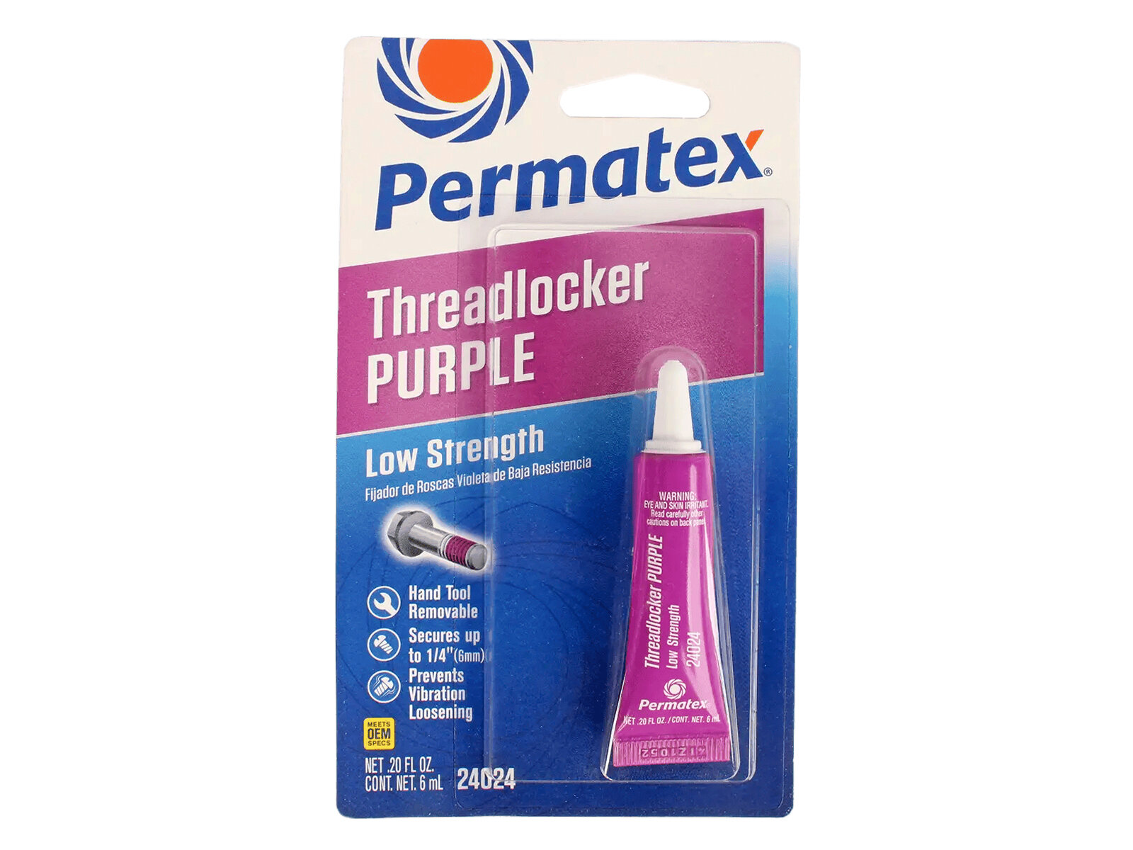 Фиксатор резьбовых соединений пурпурный 6мл PERMATEX