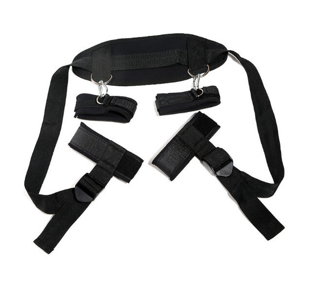Секс-игрушки для взрослых SM реквизит секс-бондаж пояс кровать ножной шпагат вспомогательный ремень наручники и ножные манжеты