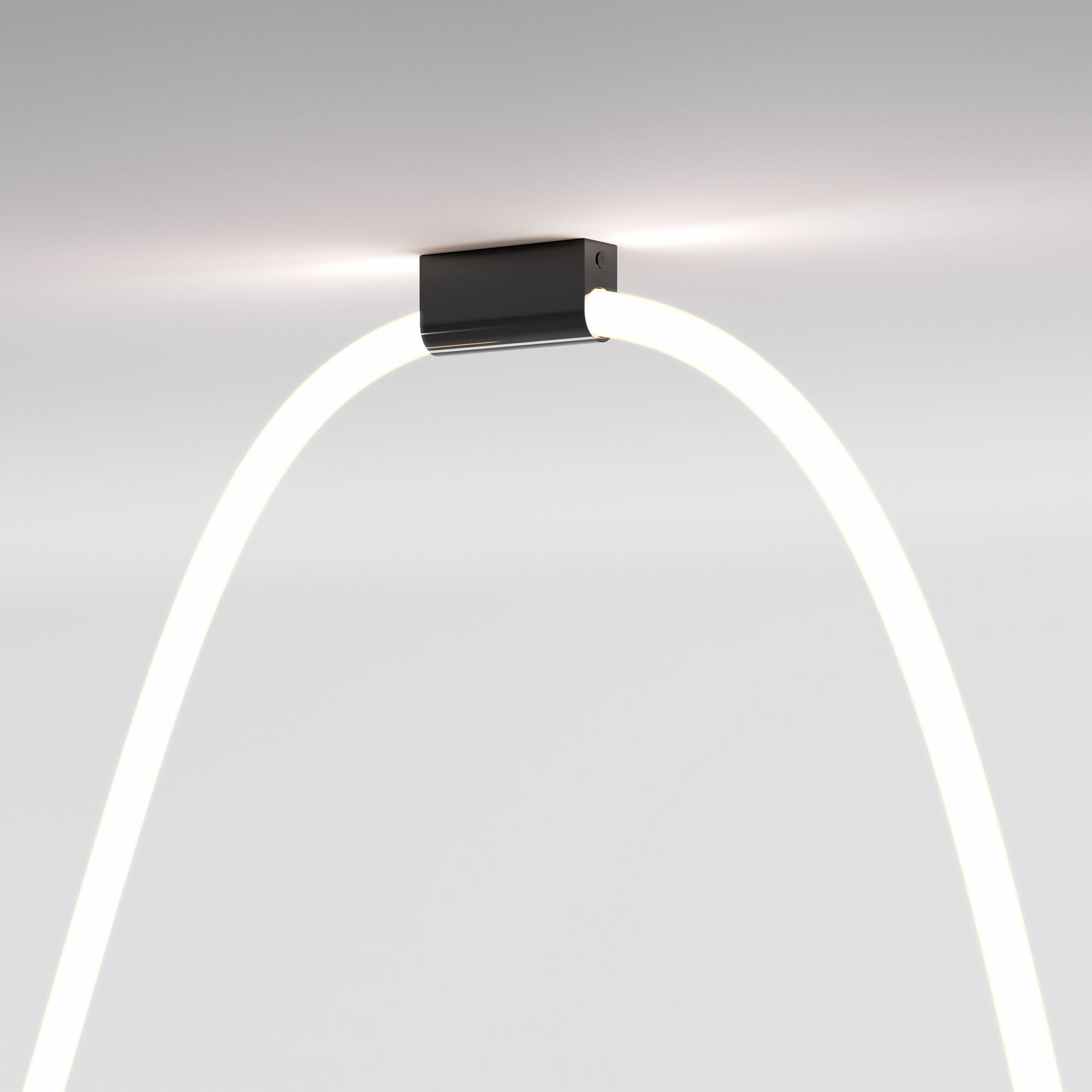 Накладное крепление для круглого гибкого неона Elektrostandard Full light FL 28100, цвет черный