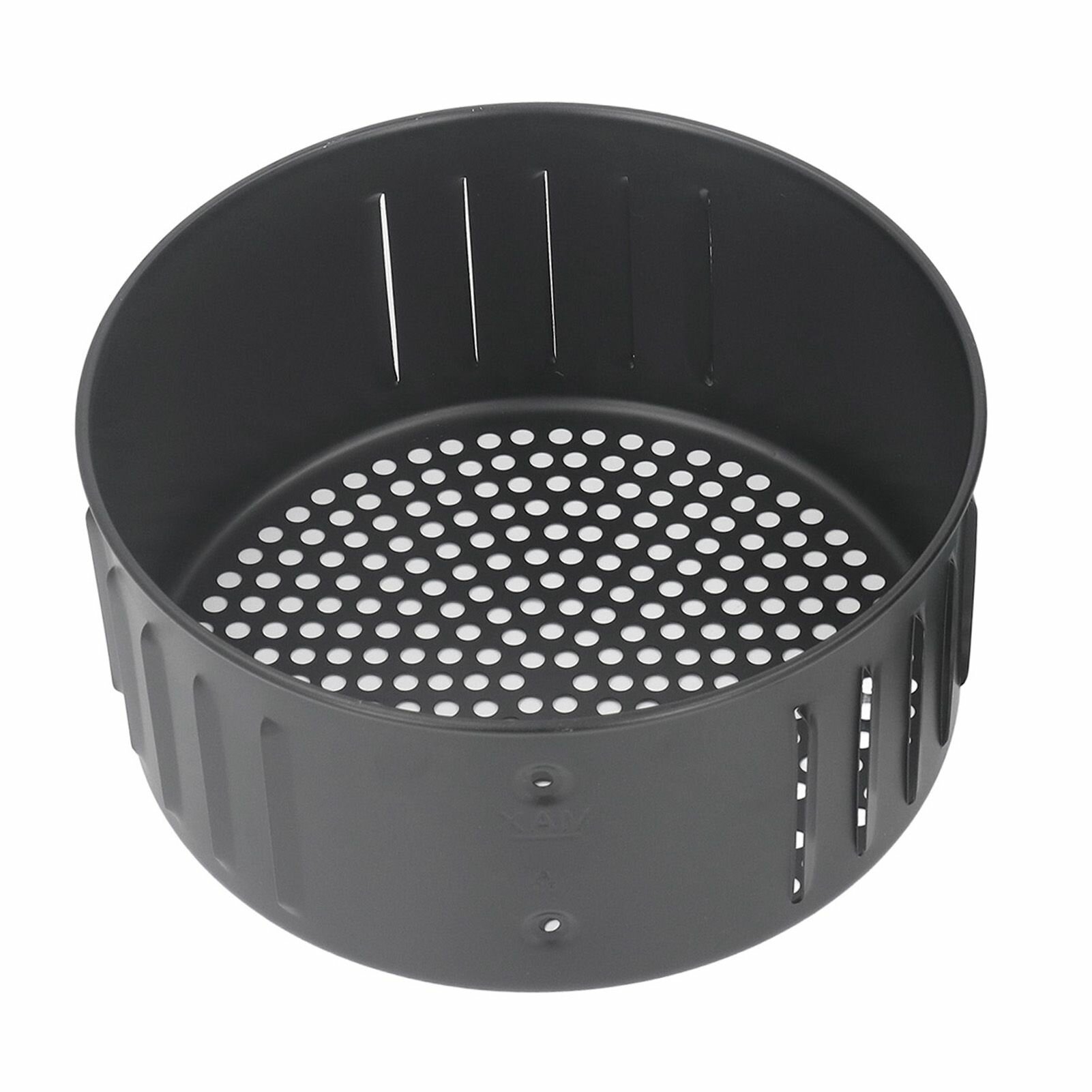 Универсальная корзина для фритюрницы из антипригарной стали объемом 2,6 л. Многоразовая корзина для сушки, подходит для жарки, выпечки, приготовления на гриле. Легко чистить.