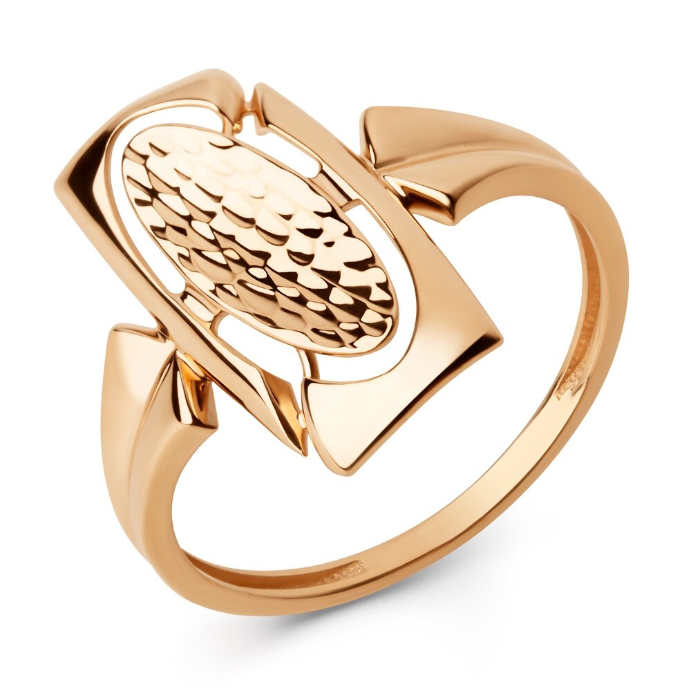 Кольцо, красное золото, 585 проба