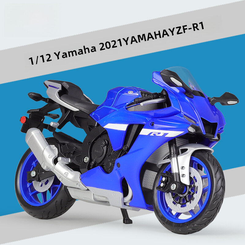Украшение Meichi "Kawasaki Z900RS", имитация тяжелой машины, из сплава, цвет синий MMJYSLIM
