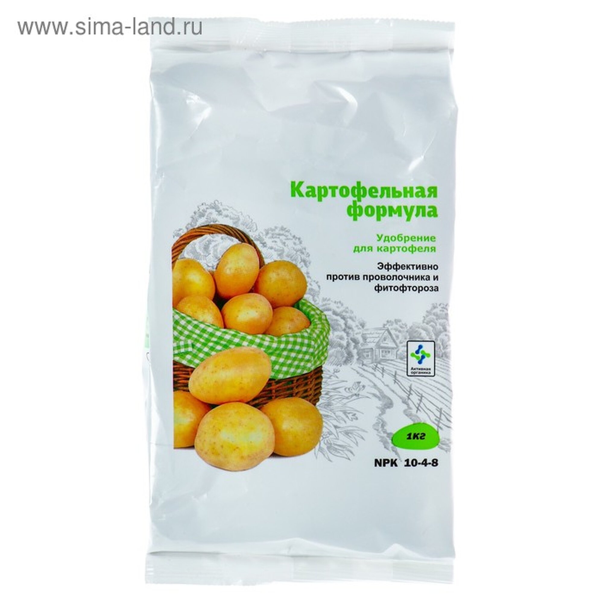 Удобрение Зеленое Сечение "Картофельная Формула", для картофеля, порошок, 1кг