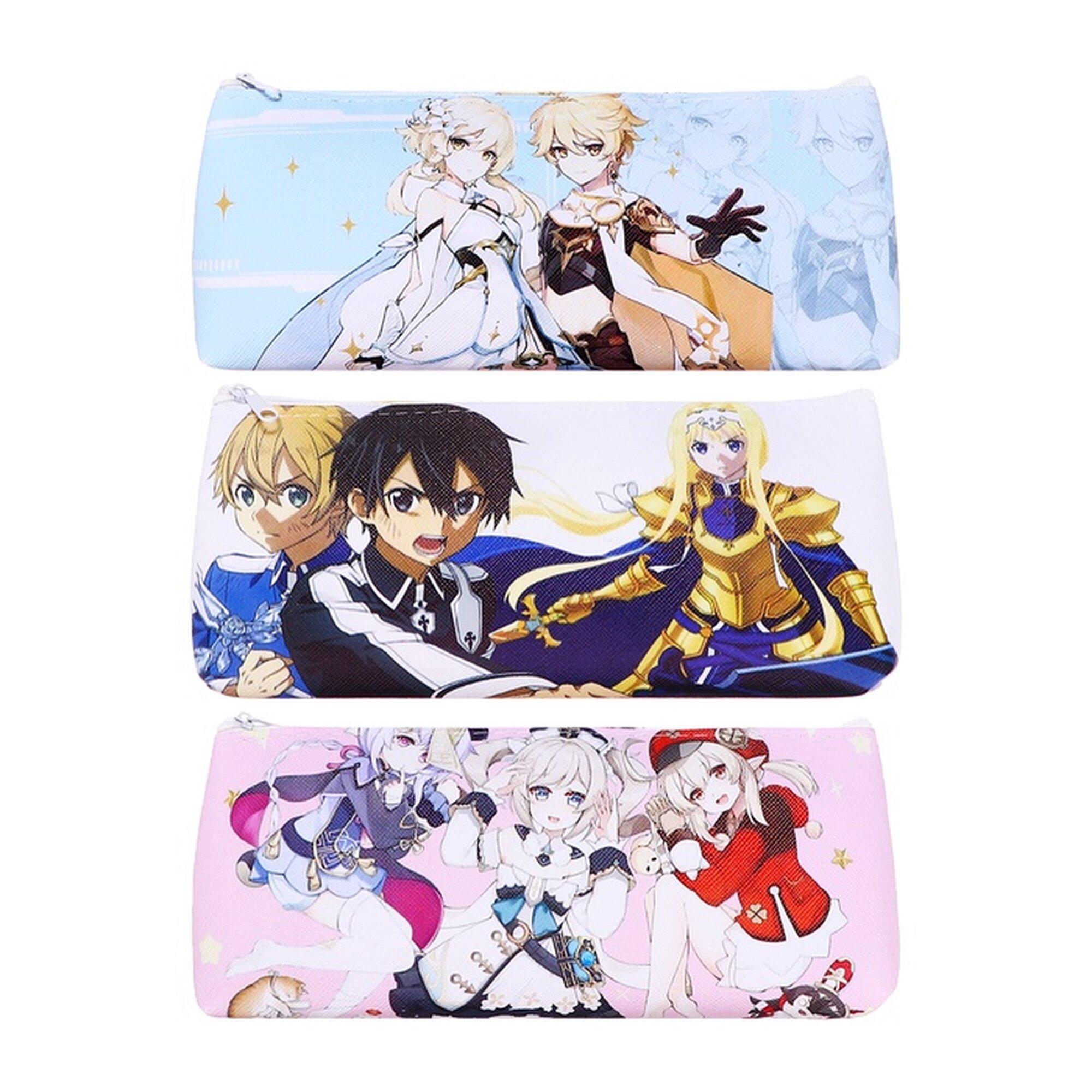 Пенал школьный Сима-ленд "Аниме", на молнии, мягкий, цвета микс