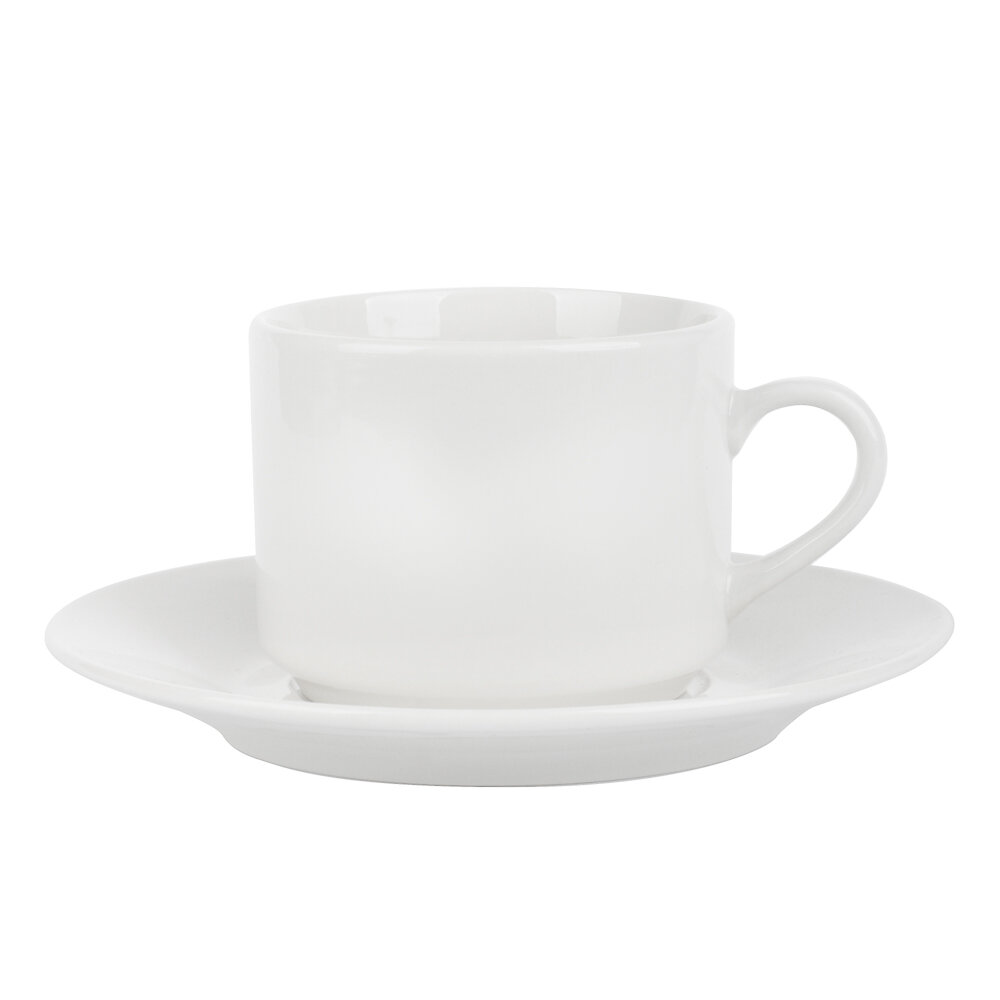 Сервиз чайный фарфоровый, 12 предметов, 220 мл, набор чайных пар