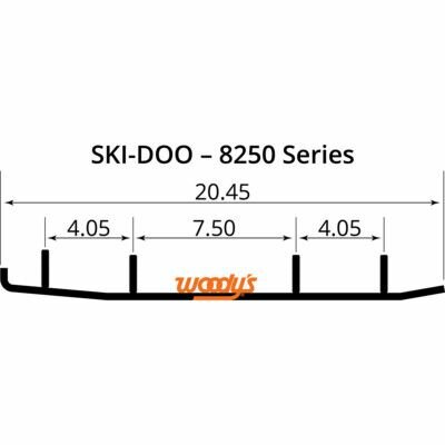 Коньки для снегохода Ski-Doo WSD-8250 8" карбидовый кант