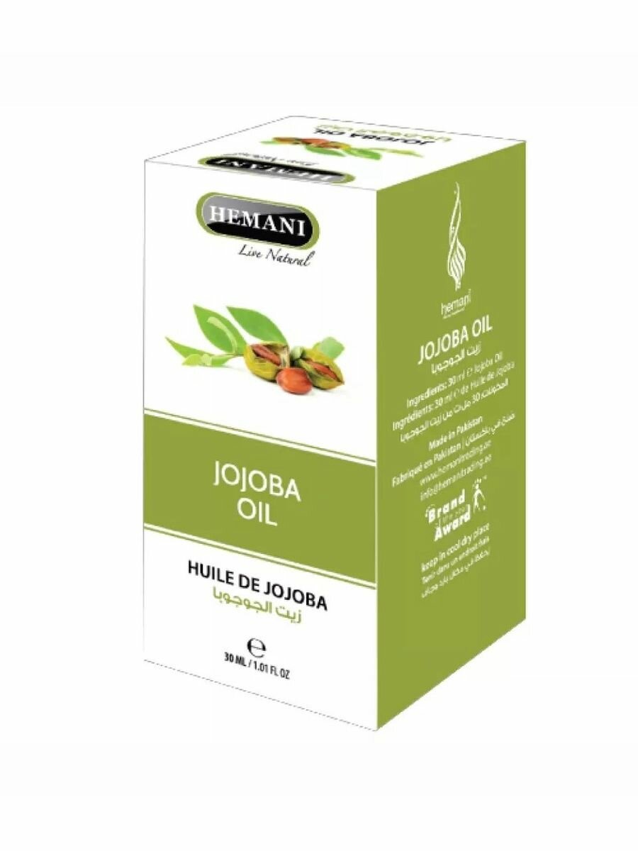 Масло Жожоба Hemani jojoba oil, 30 мл