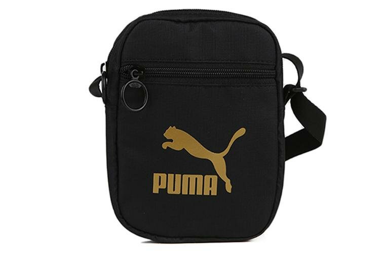 Сумка торба PUMA тканевая сумка через плечо унисекс черная