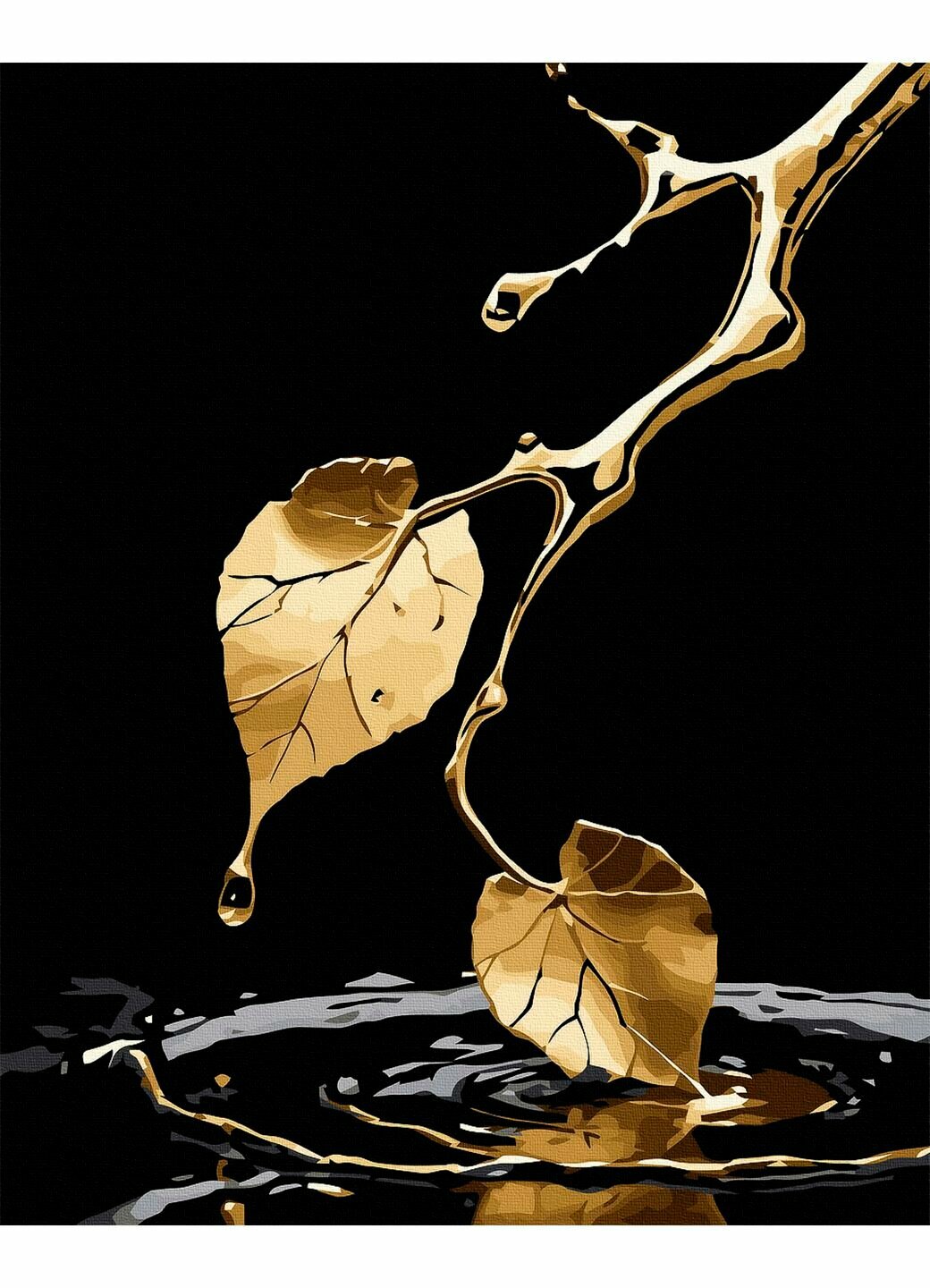 Картина по номерам 40x50 см поталь Золото Скифов