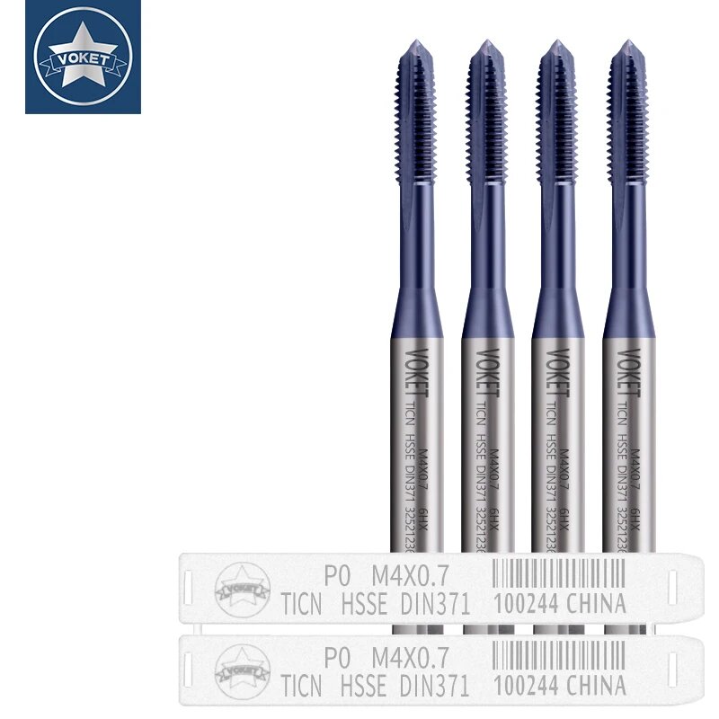VOKET Спиральные метчики для резьбы M2-M16