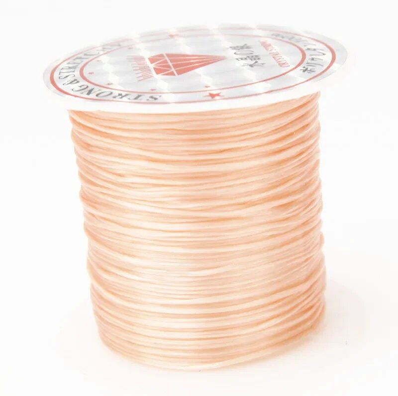 10 м/рулон, прочная эластичная кристаллическая линия, шнур для бисера, проволочная нить для изготовления ювелирных изделий, ожерелье, браслет, аксессуары 1 мм Style 14