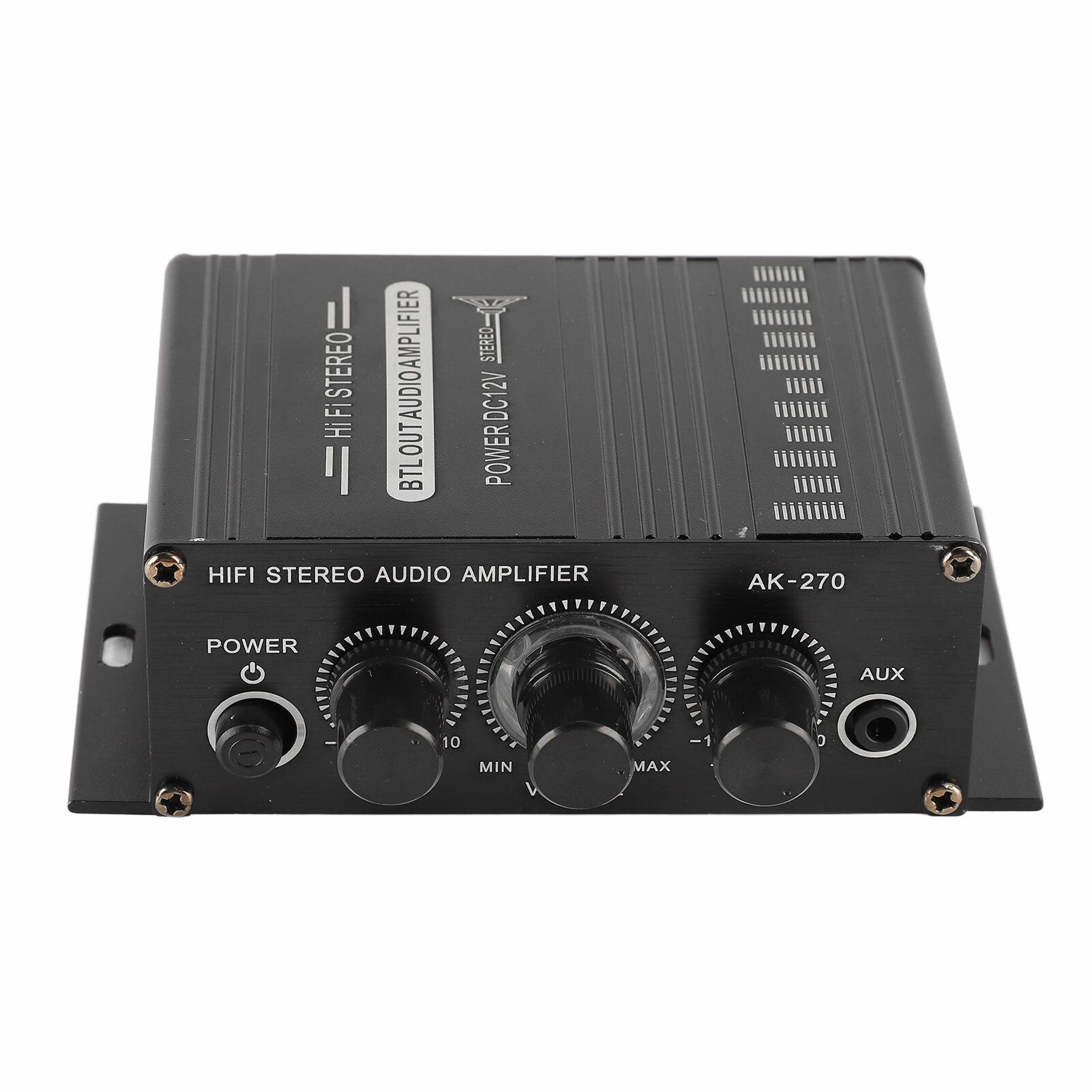 Стереоусилитель 12 В портативный мини-усилитель с четким качеством звука для автомобиля, мотоцикла, дома AK270