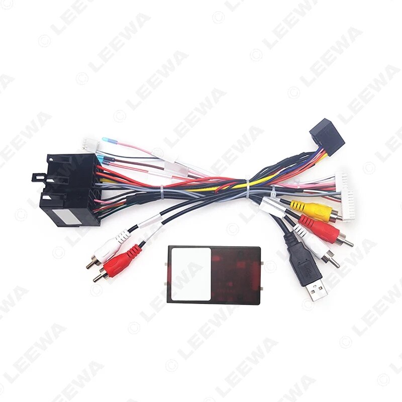 Автомобильный радиоприемник LEEWA 16PIN Android Power Calbe с can-шиной для KIA Sorento Cerato аудио адаптер жгута проводов # CA6519, CANBUS BOX Harness