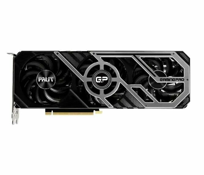 Видеокарта Palit NVIDIA GeForce RTX 3070 PA-RTX3070 GAMINGPRO OC 8G V1 LHR (NE63070S19P2-1041A) - PCI Express 4.0, 8 ГБ, GDDR6, 256 бит, HDMI, DisplayPort, GPU 1500 МГц