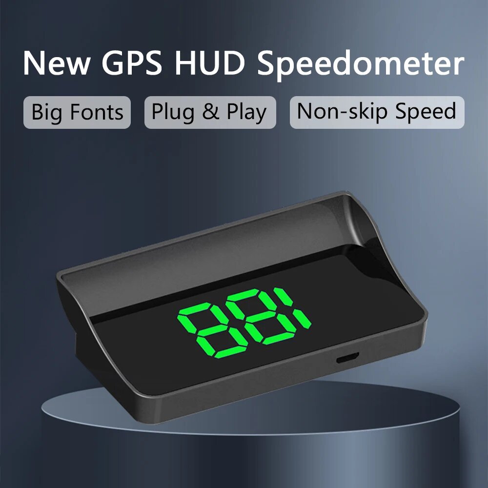 W1 проекционный дисплей GPS HUD проектор лобового стекла цифровая скорость зеленый белый свет для автомобиля грузовик внедорожник авто электроника аксессуары, green