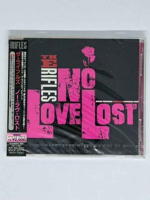 Музыкальный диск The Rifles-No Love Lost (CD, JAPAN) '06 SS NEW OBI PROMO