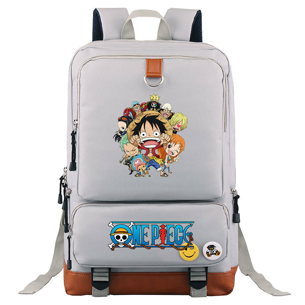 Аниме мультфильм One Piece Луффи печатный молодежный студенческий школьный рюкзак большой вместимости дорожная сумка для мужчин и женщин рюкзак