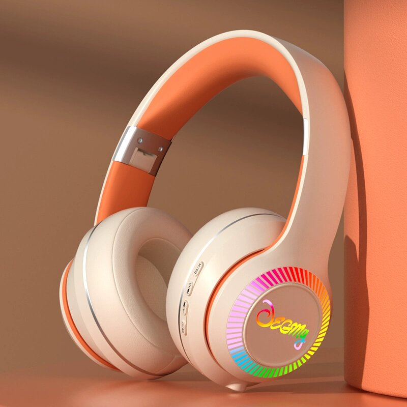 Berlin Sound беспроводные Bluetooth Hi-Fi наушники для игр, комфортное длительное ношение, оранжевый цвет, стандартная