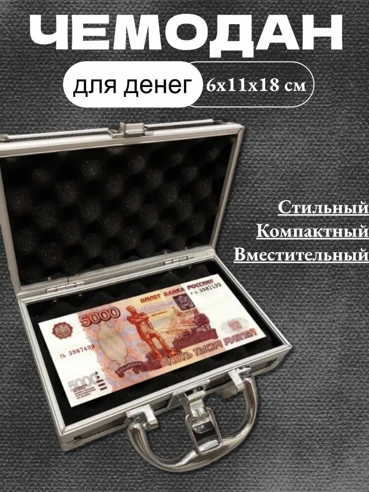Чемодан-кейс для денег мини