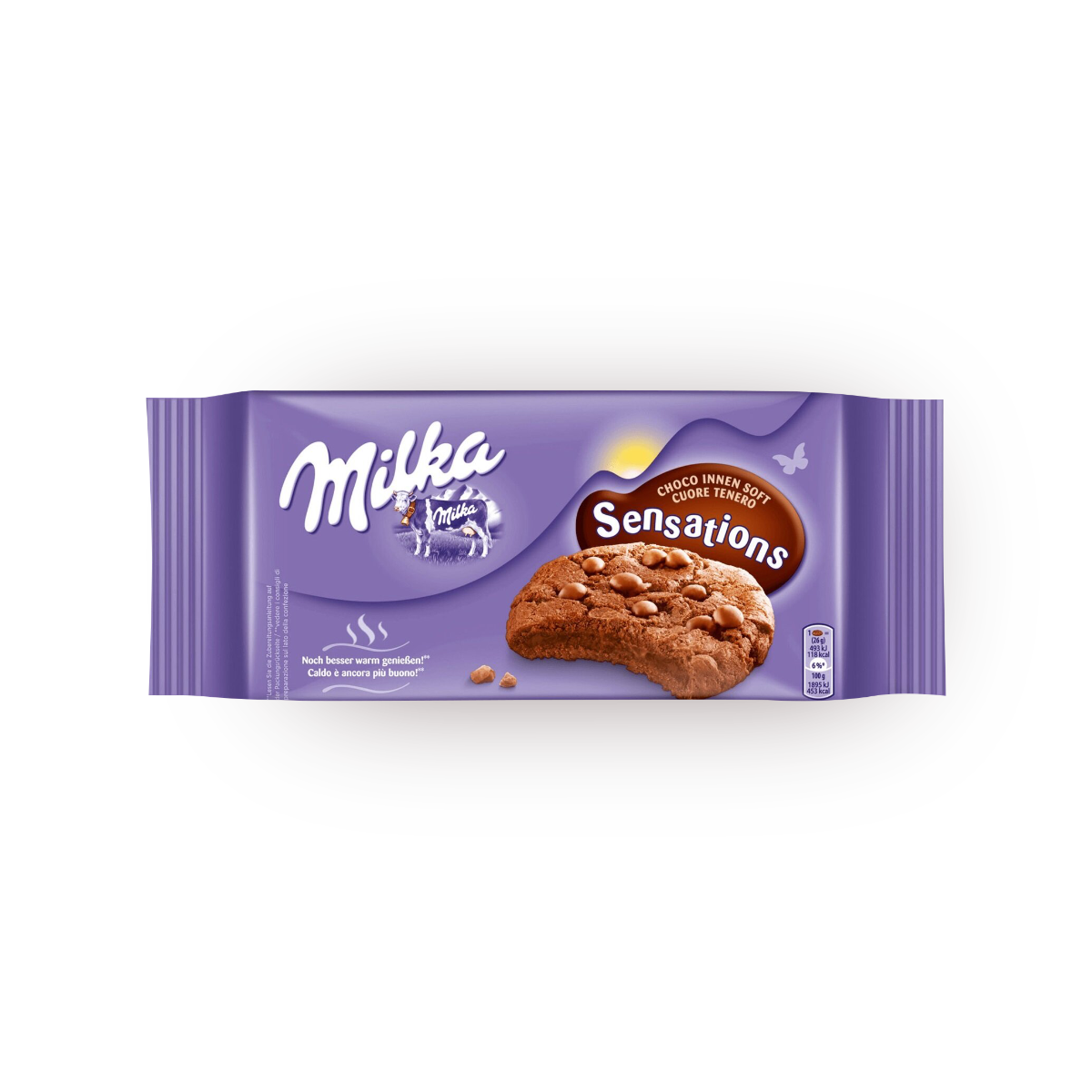 Печенье Milka "Sensations Soft Inside Choco", сдобное, в упаковке флоу-пак, 1 шт.