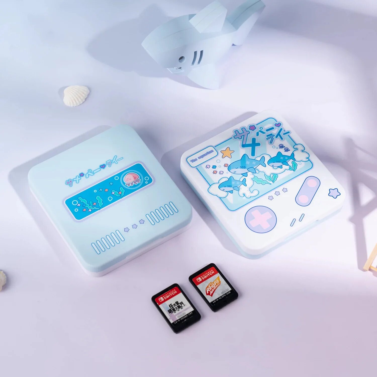 Чехол GeekShare Shark для Nintendo Switch/OLED Game Card case(12)