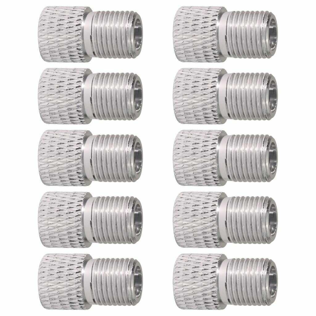 10 штук Быстрые адаптеры для сопел Надежный соединитель для воздушных сопел, Серебро