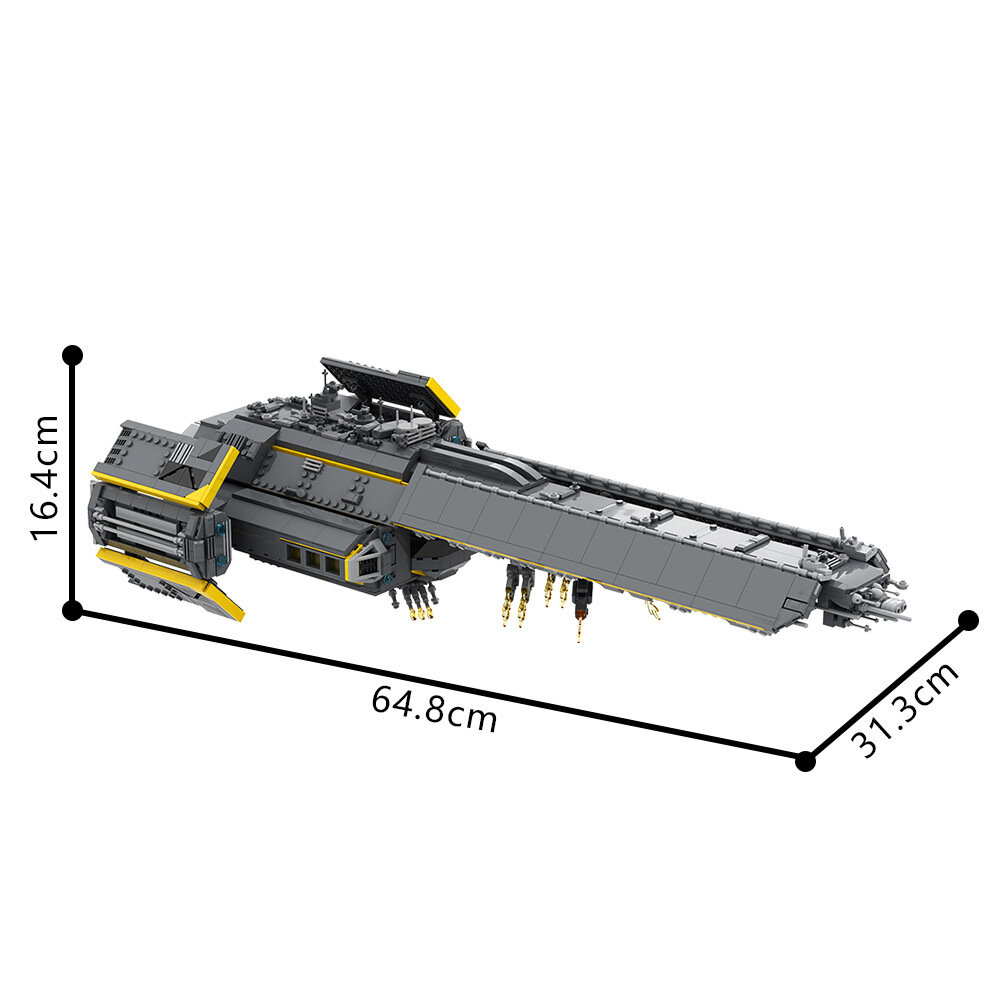 MOC Jedi Submarine Battleship Building Block Игрушка Helldivers, совместимая с Lego, популярная трансграничная дропшиппинг