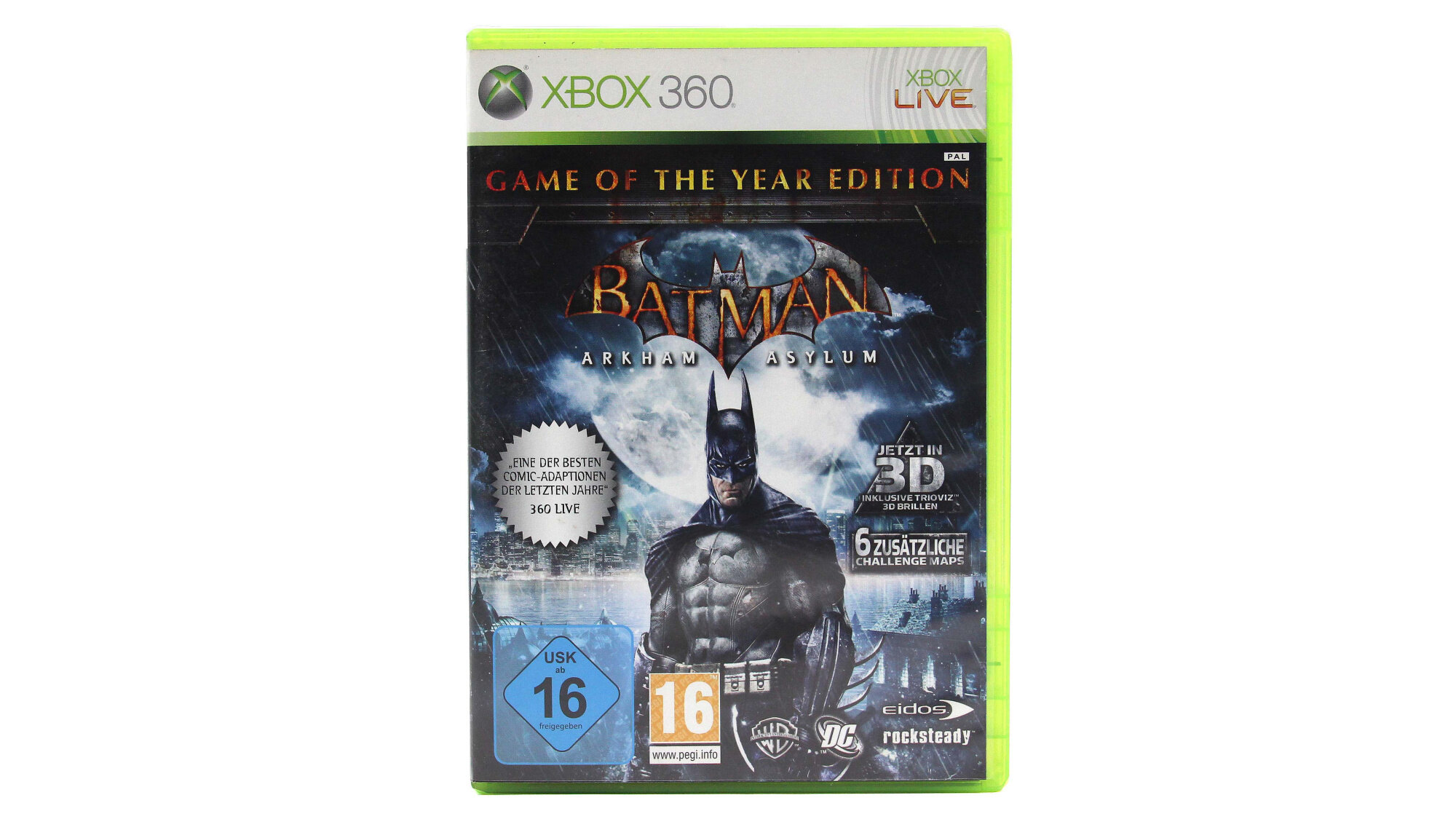 Batman Arkham Asylum Game Of The Year Edition (Xbox 360)