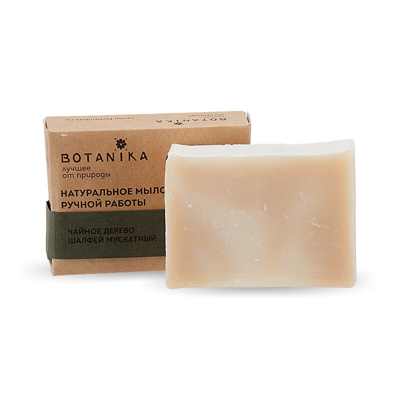 Мыло ручной работы «Чайное дерево и шалфей мускатный»