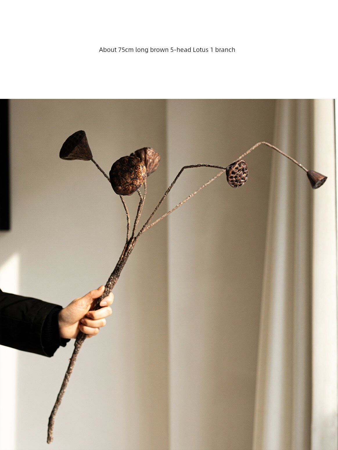 Wanlin большие ветки Zen мертвые ветки с листьями ретро ландшафтный дизайн напольная ваза цветочная композиция реквизит