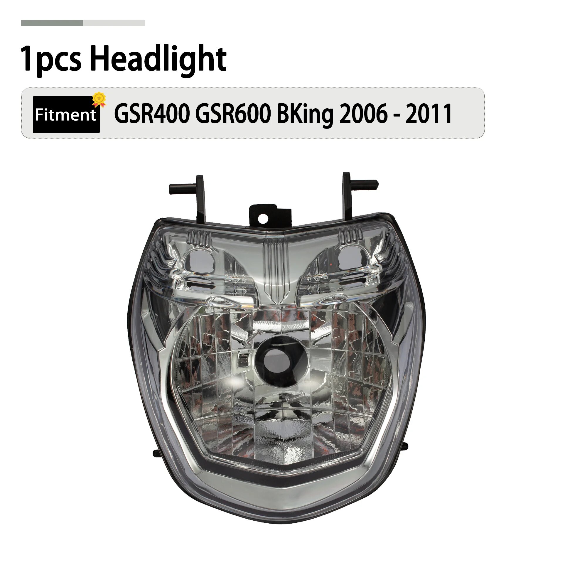 Подходит для SUZUKI GSR400 2006-2011 GSR600 Фара GSR 400 GSR 600 BK600 BK400 Фара 2007 no light bulb