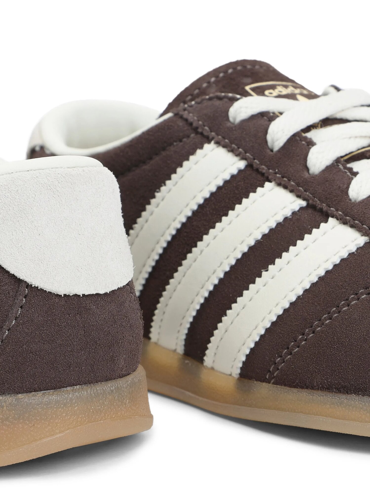 Кроссовки adidas Stripe suede trainers, размер 6.5 US, brown — фото 1