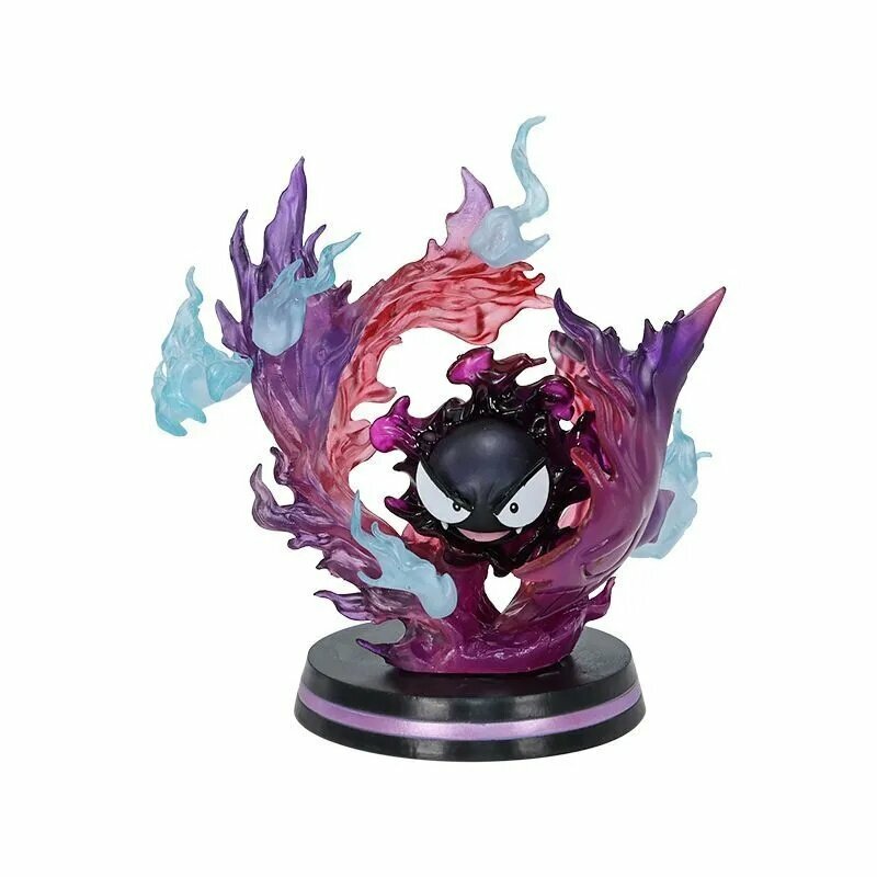 Покемон Гастли и Генгар Игрушки-фигурки Коллекционная модель Pokemon Gastly and Gengar 13.5 cm