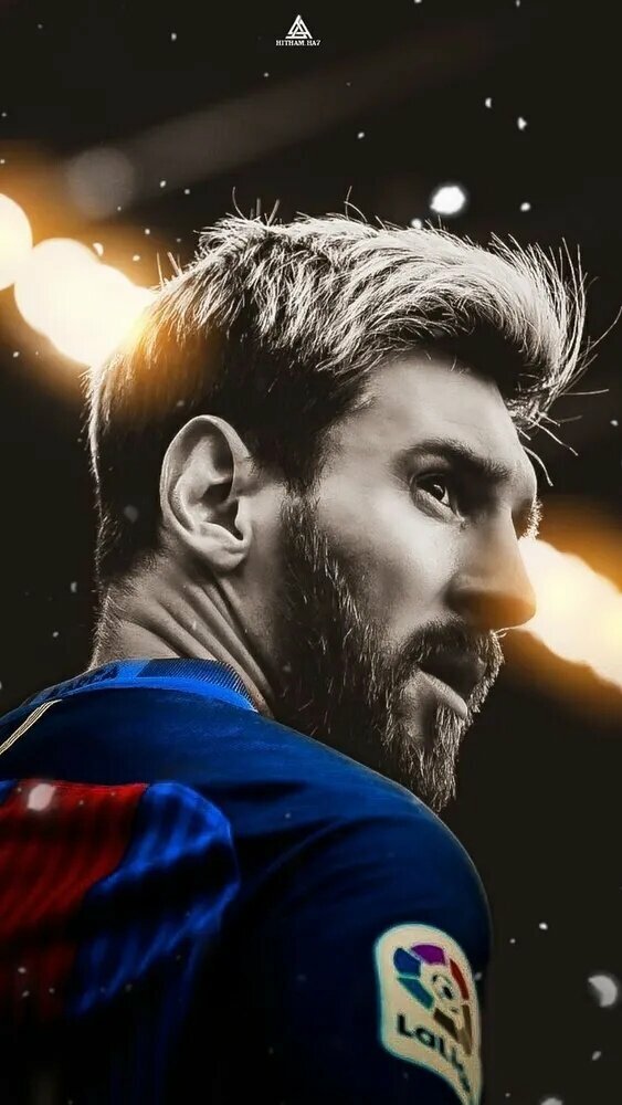 Алмазная картина "Лео Месси Leo Messi" алмазная огранка 40х60 см.