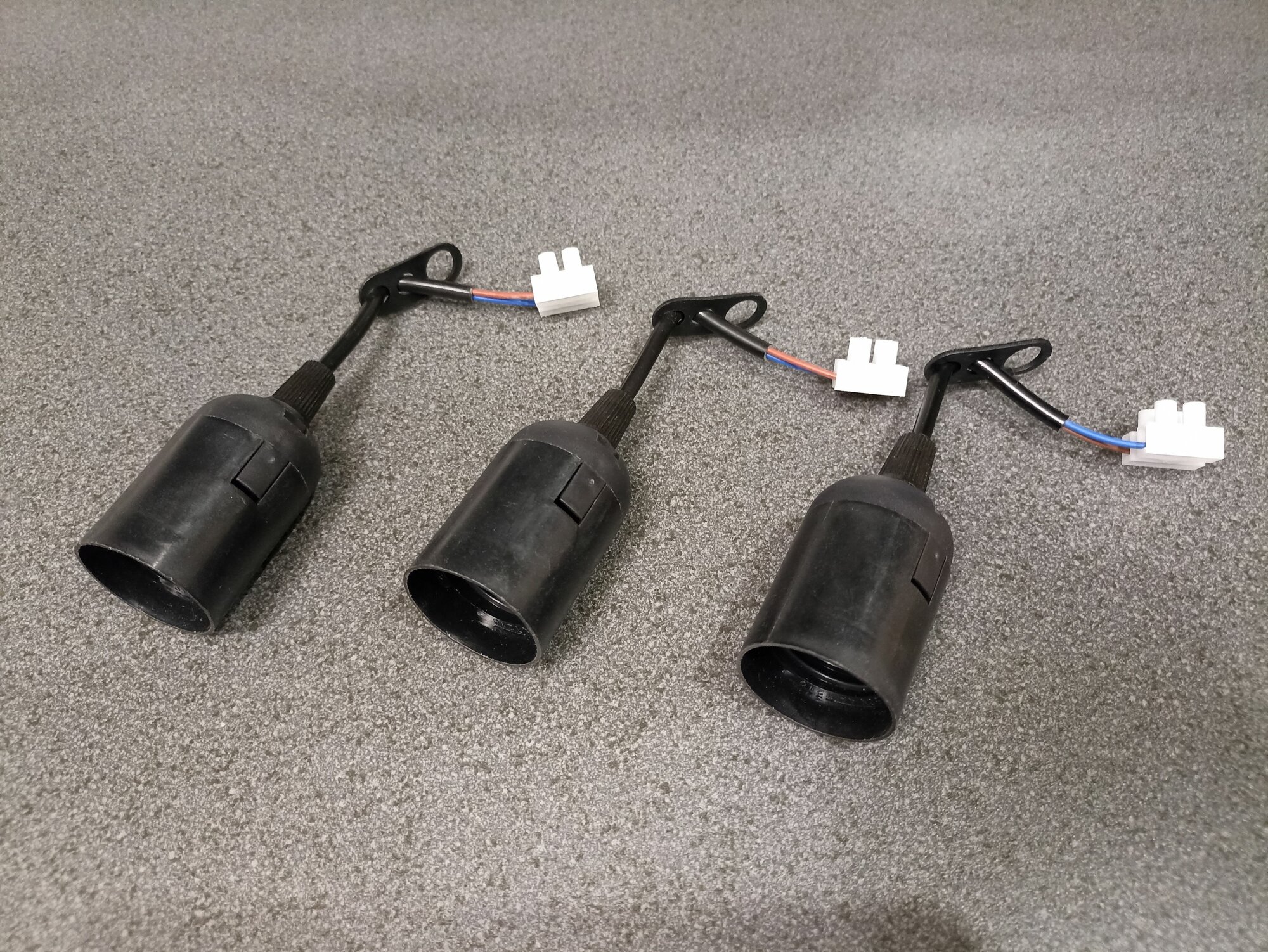 Патрон для лампы, Цоколь: E27, Нет в комплекте, 3 шт.