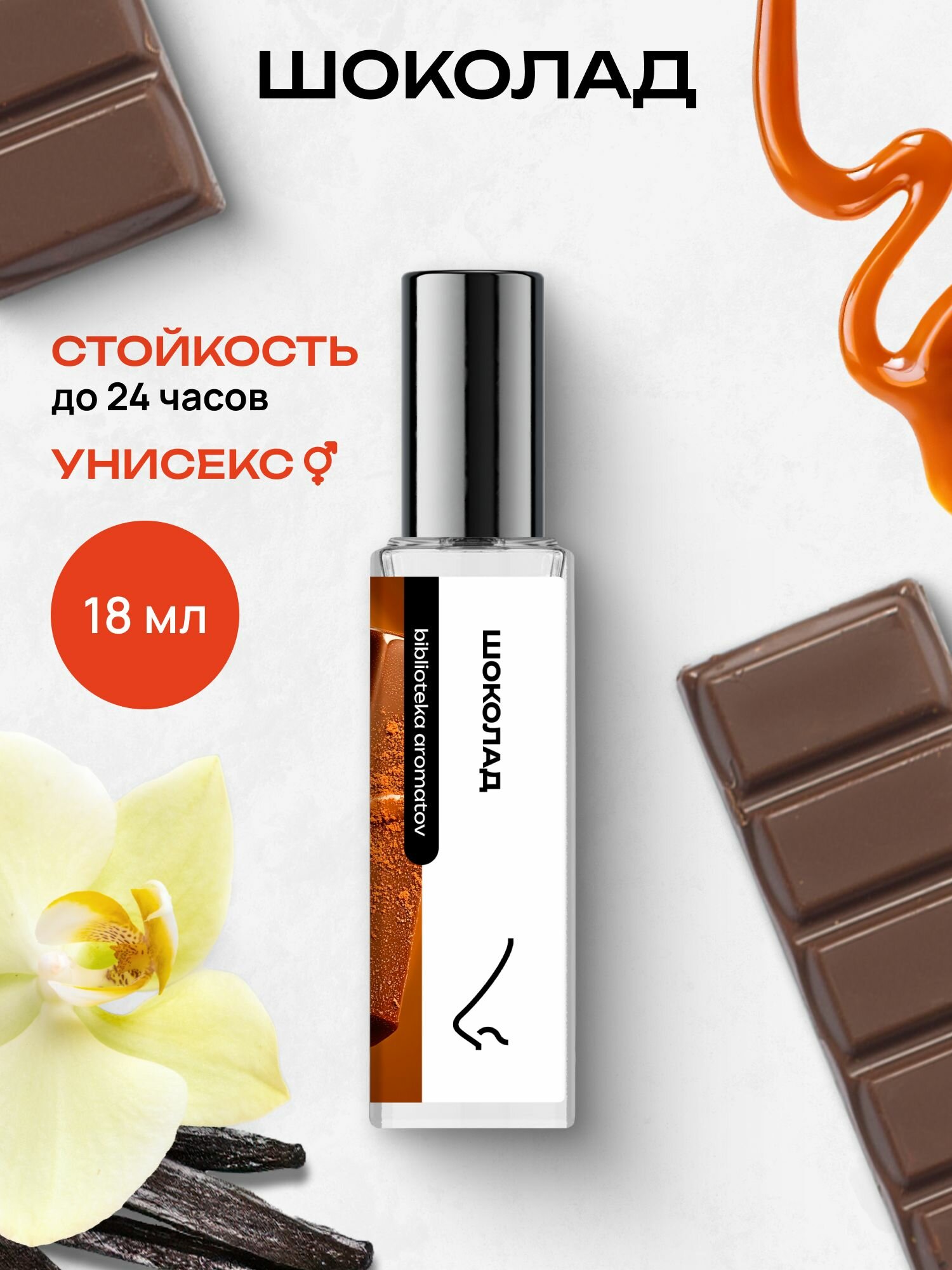 Парфюмерная вода Библиотека ароматов Шоколад 18 мл