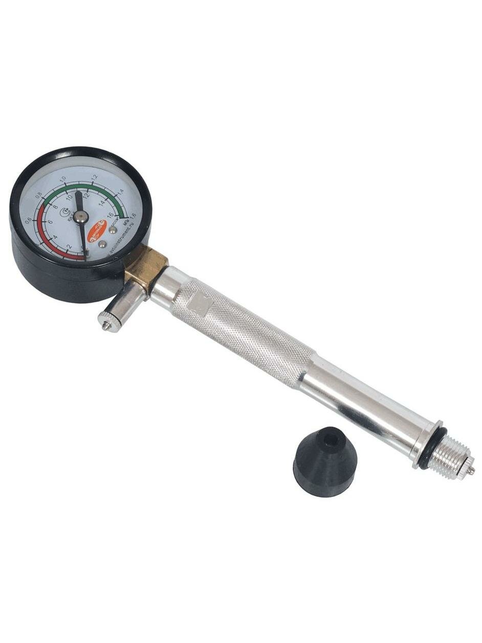 Компрессометр бензиновый резьбовой для ВАЗ, манометр 51 мм, АвтоDело (40093)