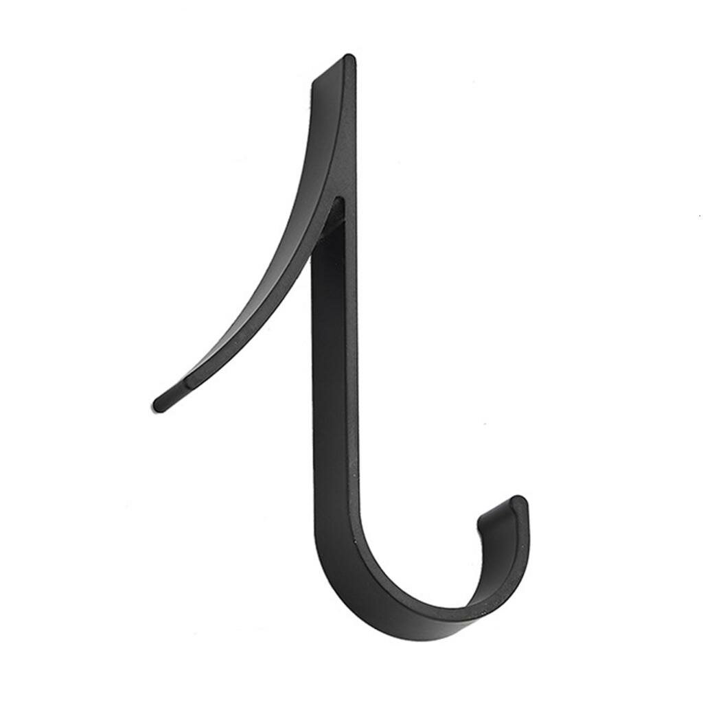 Крючки для полотенцесушителя (4 шт.), Черный - B