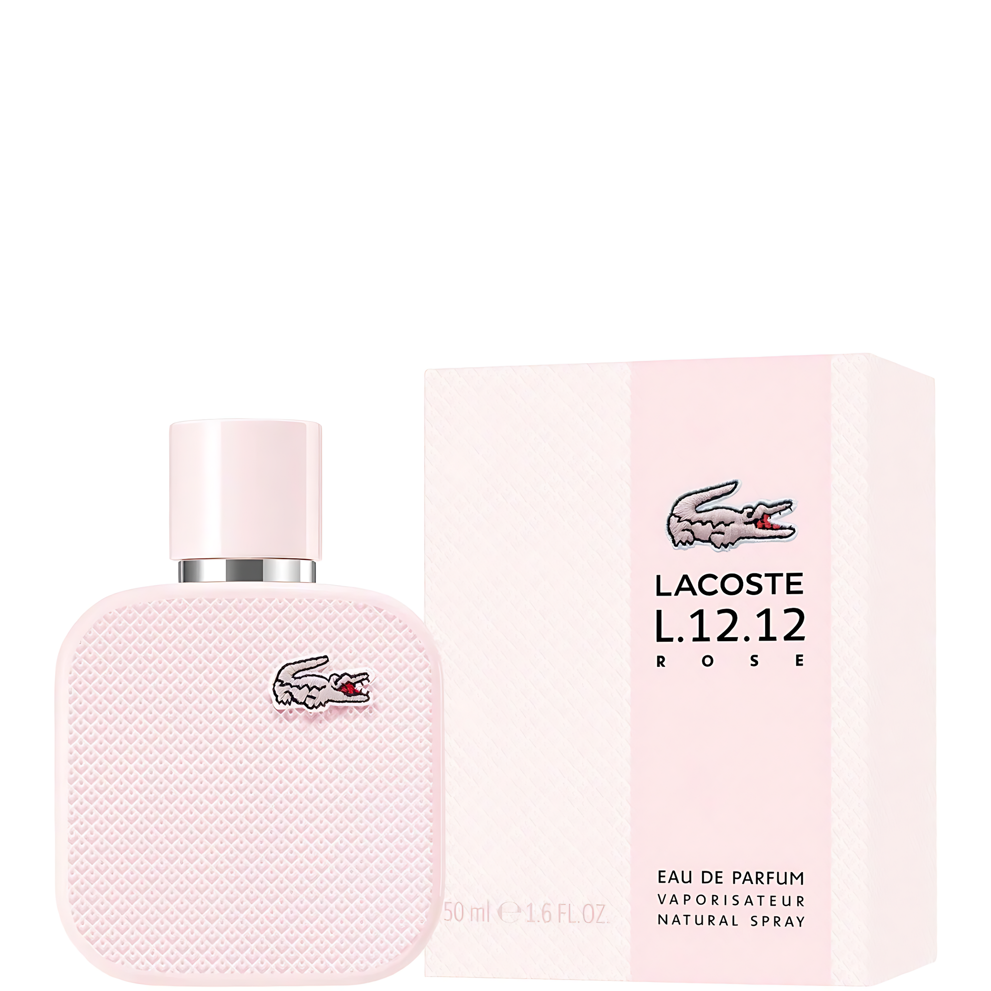 Парфюмерная вода LACOSTE L.12.12 Rose, женская, 50мл, цветочный аромат