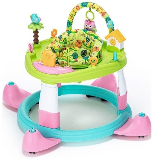 Ходунки Nuovita Gioco Verde rosa/Зелено-розовый