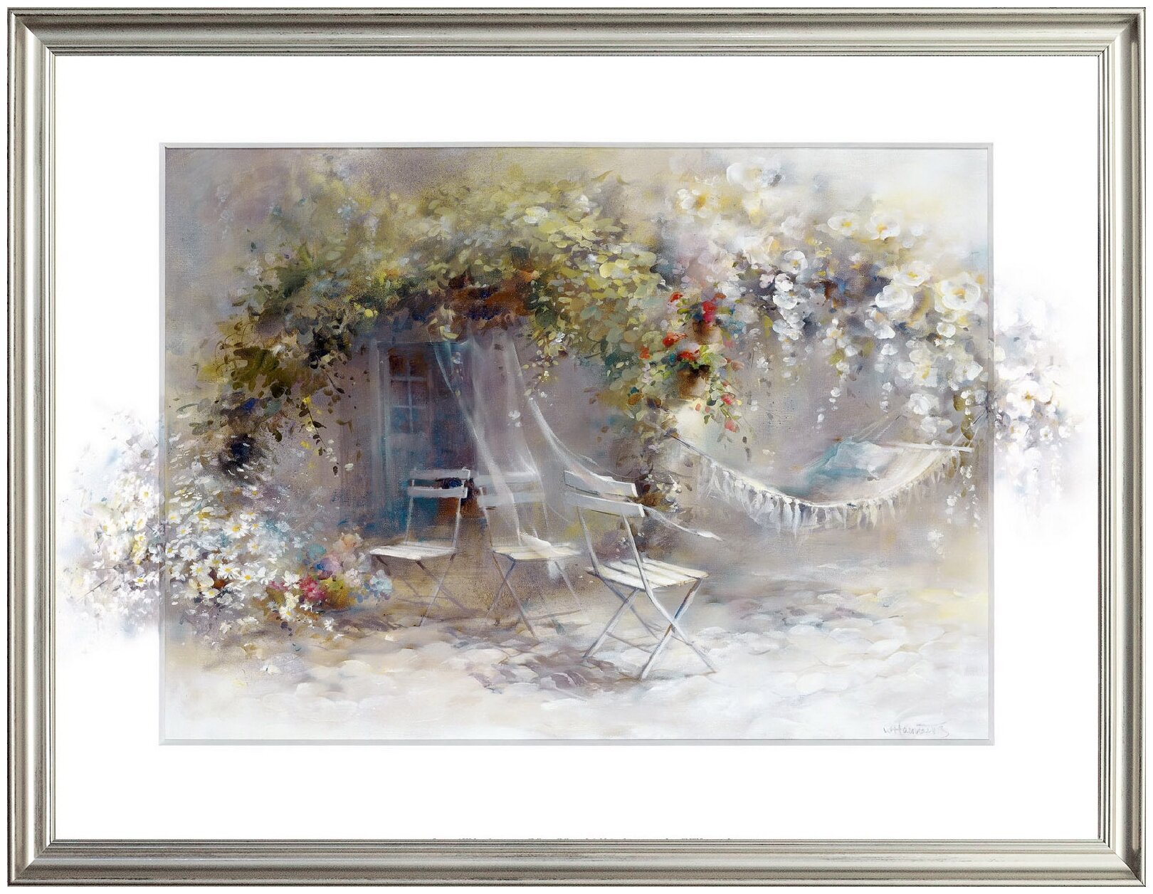 Картина на холсте, "Простой мир", 80х60 см, художник - Willem Haenraets. Холст на деревянном подрамнике, оформлена в багет, Арт. ХВ-х95