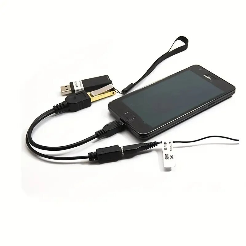 OTG USB к Micro Host Power Y Splitter кабель 1 pc — фото 1