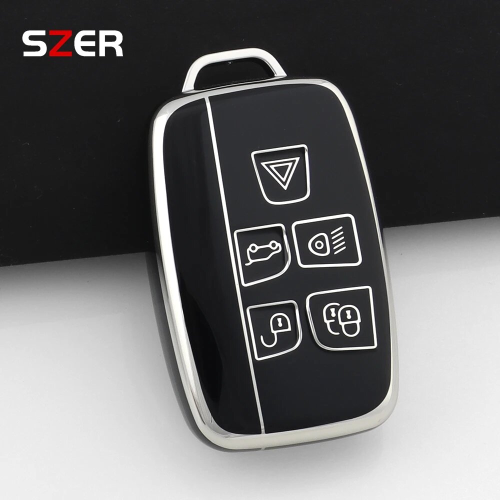 Чехол Для Ключей Из ТПУ Для Land Rover Range Rover Evoque Sport Freelander Discovery Velar Jaguar XE XF XJ - Защитный Чехол Д.