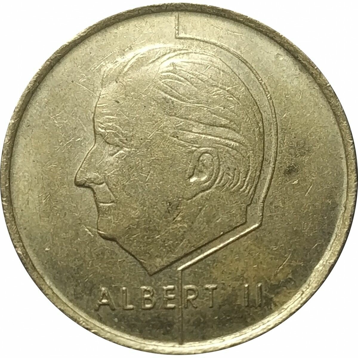 5 франков 1998 Бельгия из оборота